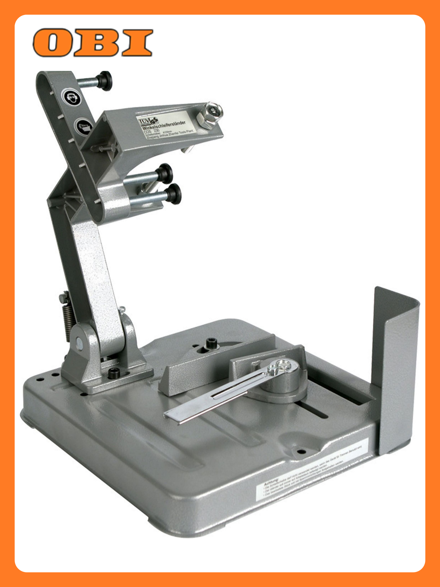 Стойка для УШМ Калибр 96214, для угловой шлифмашины, 180-230мм