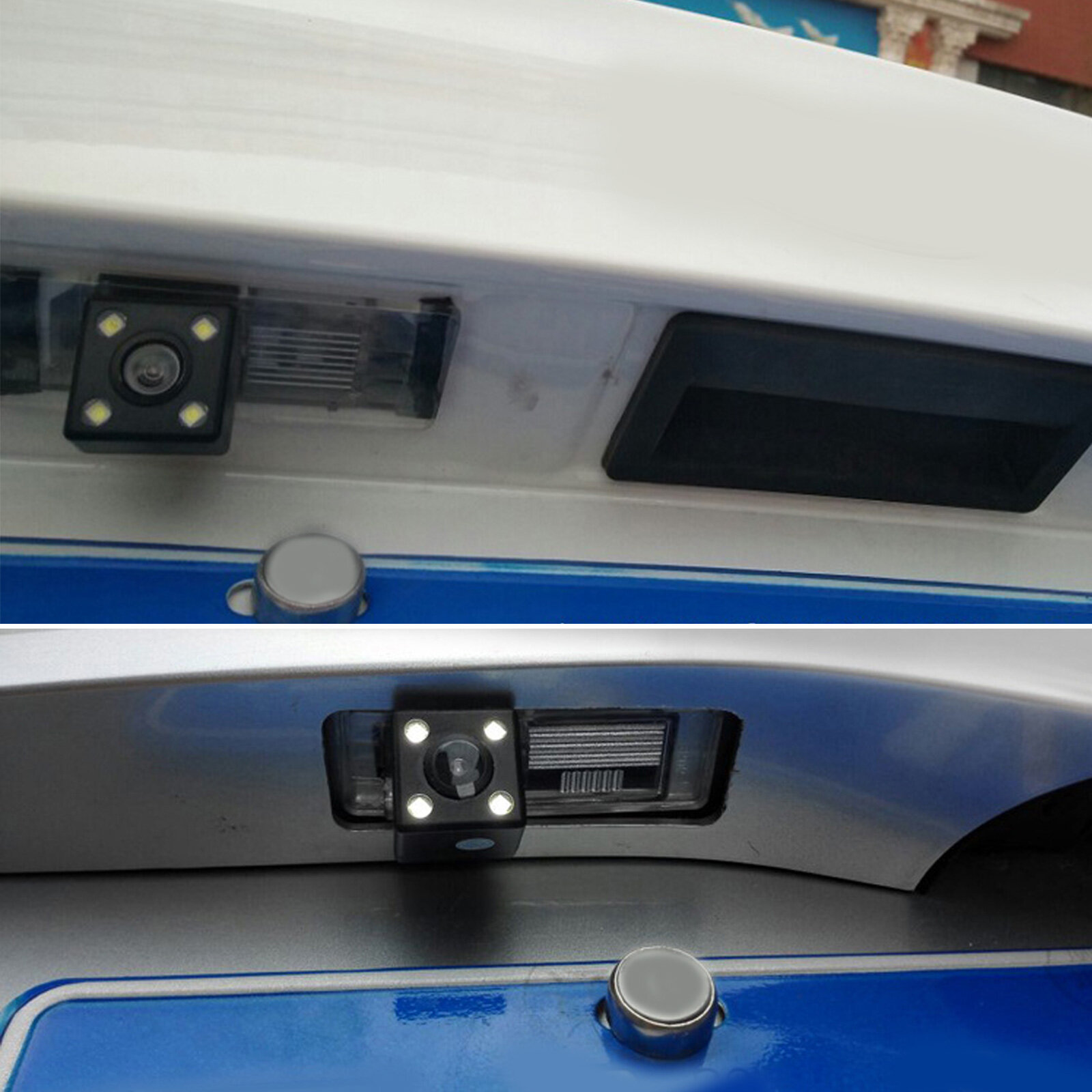 Кронштейн Камеры заднего вида Автомобиля, Корпус фонарей номерного знака, Держатель для Fluence, Простой в установке