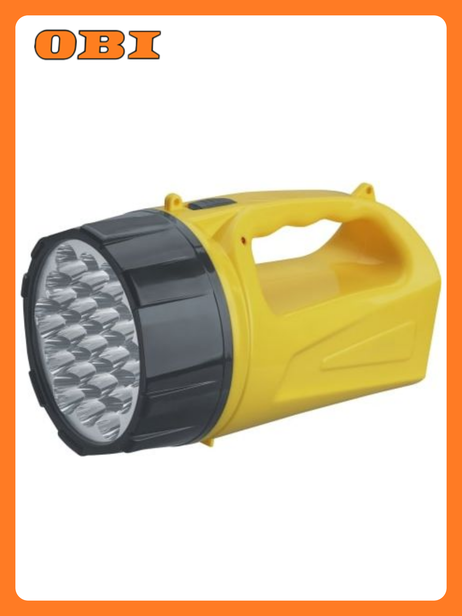 Фонарь-прожектор NAVIGATOR NPT-SP, 2Вт, герметичный, желтый, 1Ач, 5ч работы