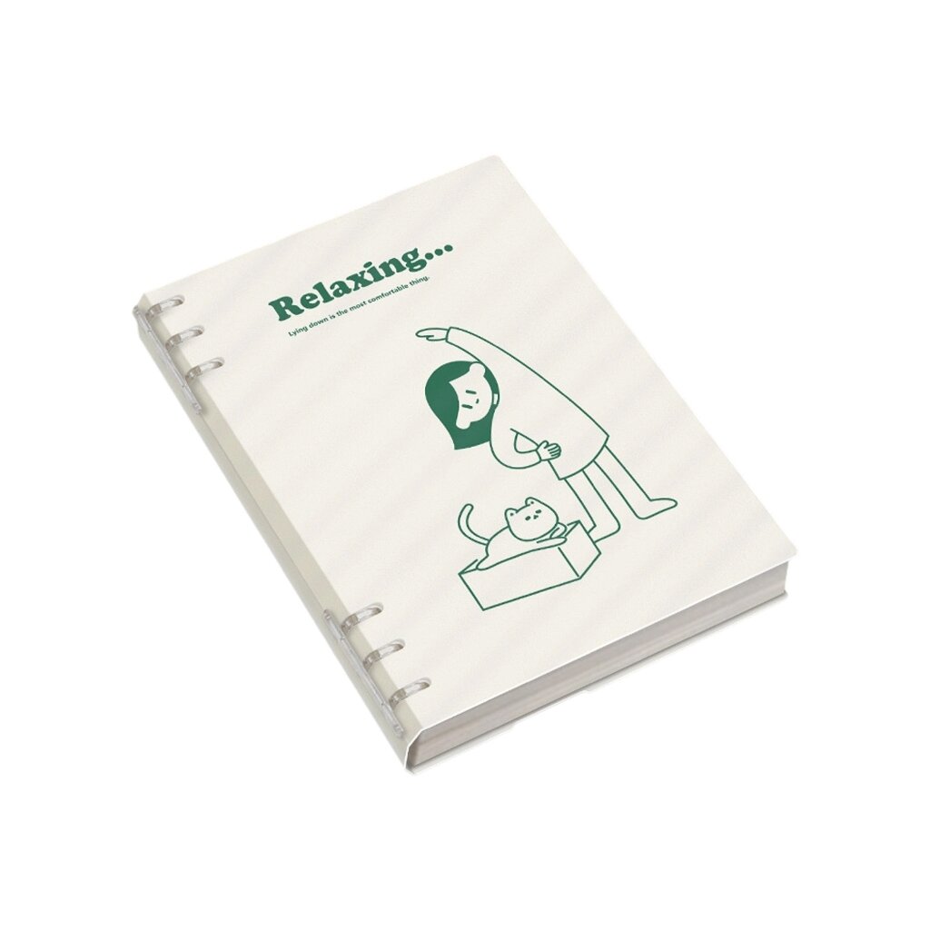 Многоразовый блокнот A 5 B5 Сменные листы Переработанные материалы Гладкий блокнот для письма многоразового использования для школьного офиса