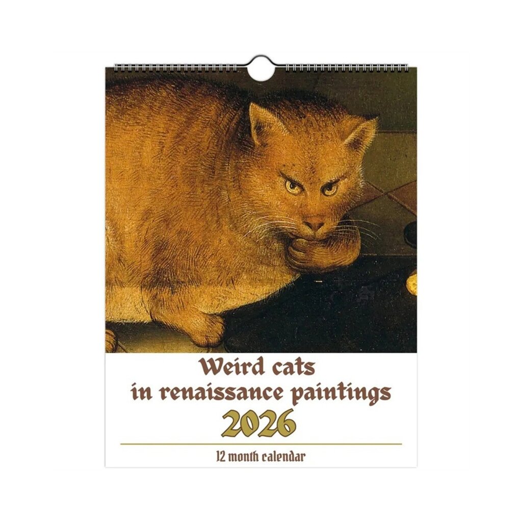 Ежемесячный Настенный Календарь на 2026 год Из Высококачественной Художественной бумаги, Настенный Художественный Календарь Со Смелыми Иллюстрациями И Крупной Маркировкой Даты