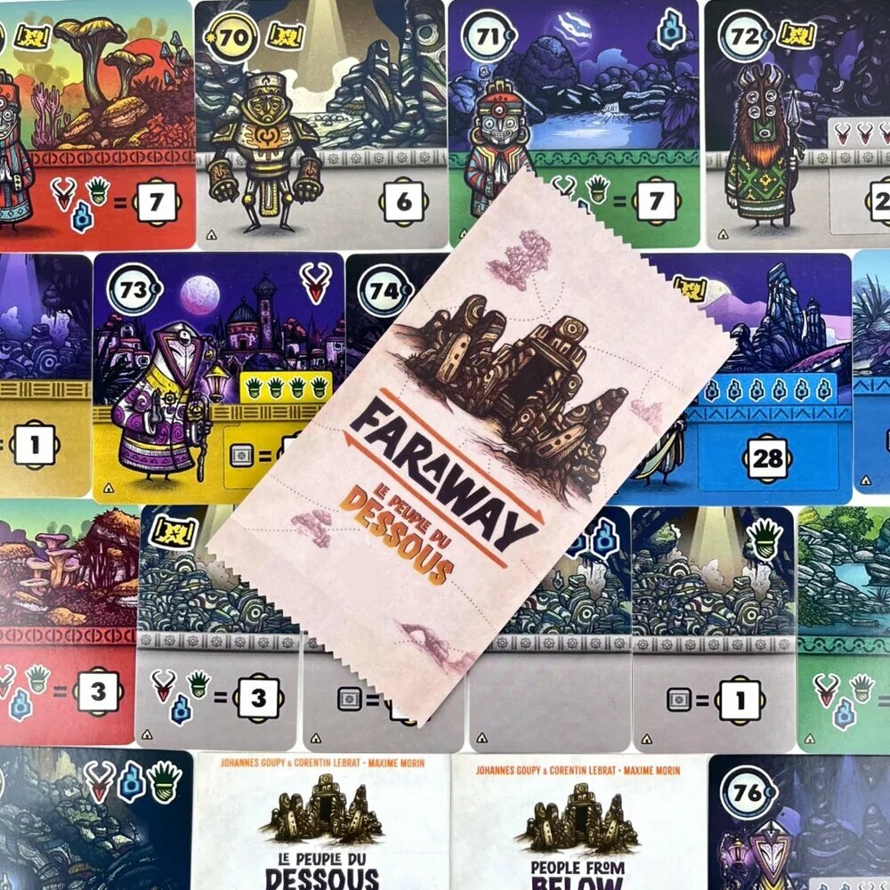 Настольная игра Faraway: Стратегическая карточная для вечеринок. Набор очков, для компании, игровых вечеров. Идеальный подарок на День Рождения.