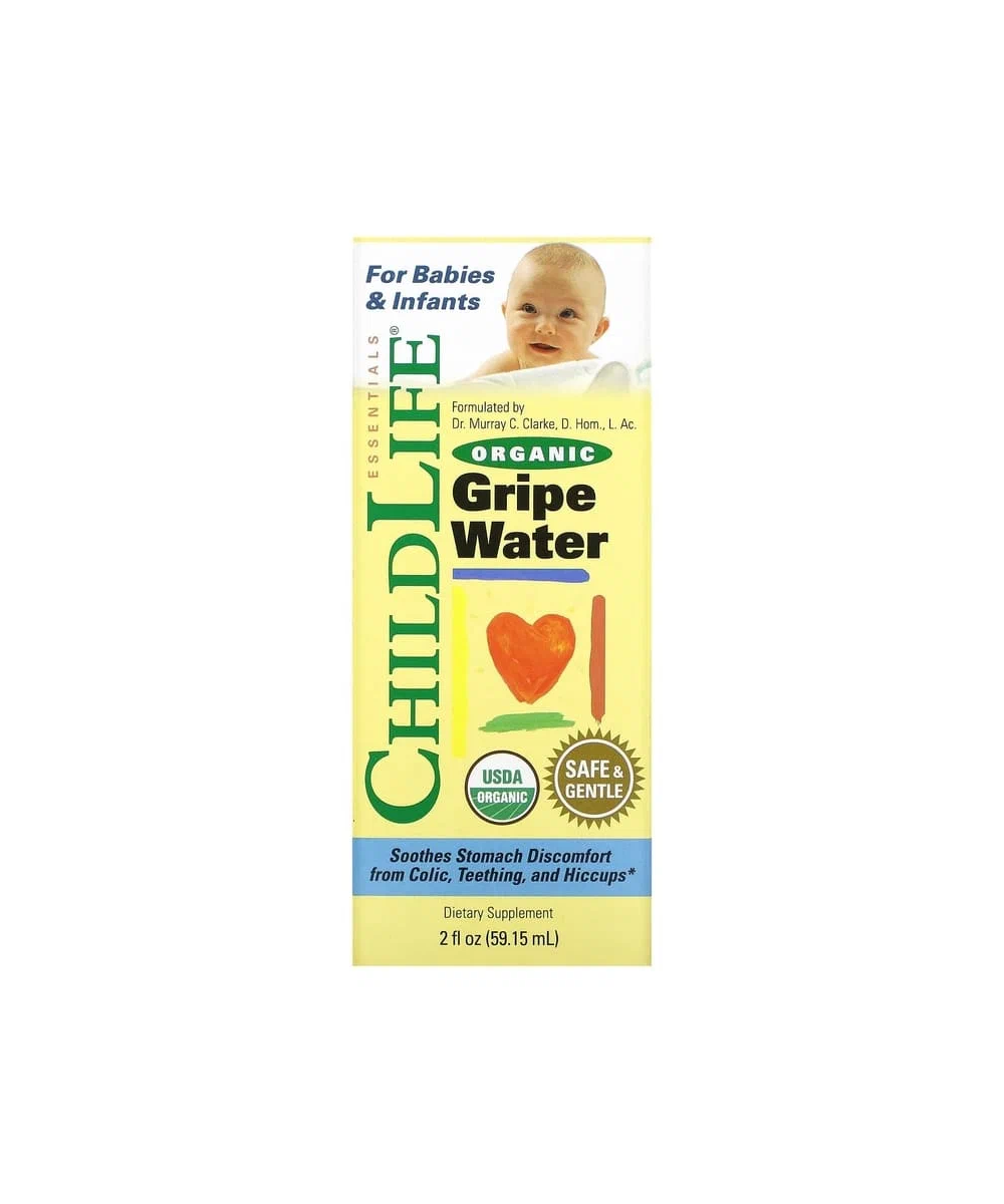 Childlife Organic Gripe Water, Органическая вода против коликов 59 мл