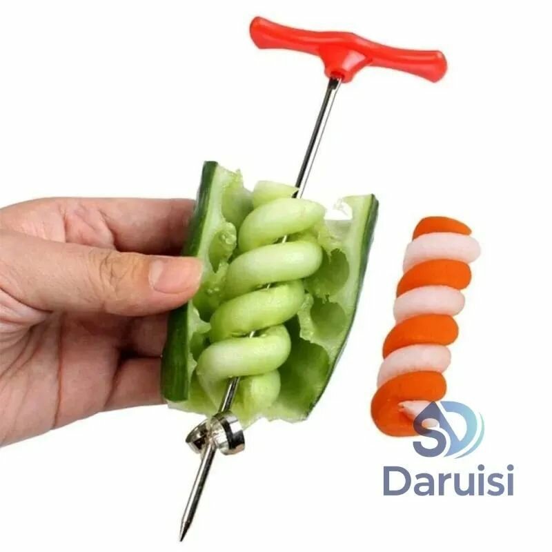 Многофункциональный Овощерезка для нарезки овощей спиралью, Картофельный Твистер, ручной инструмент с ручным приводом