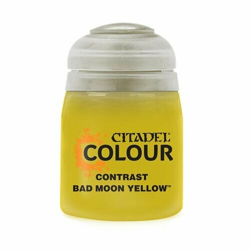 Краска Contrast: Bad Moon Yellow (18ml) краска Citadel