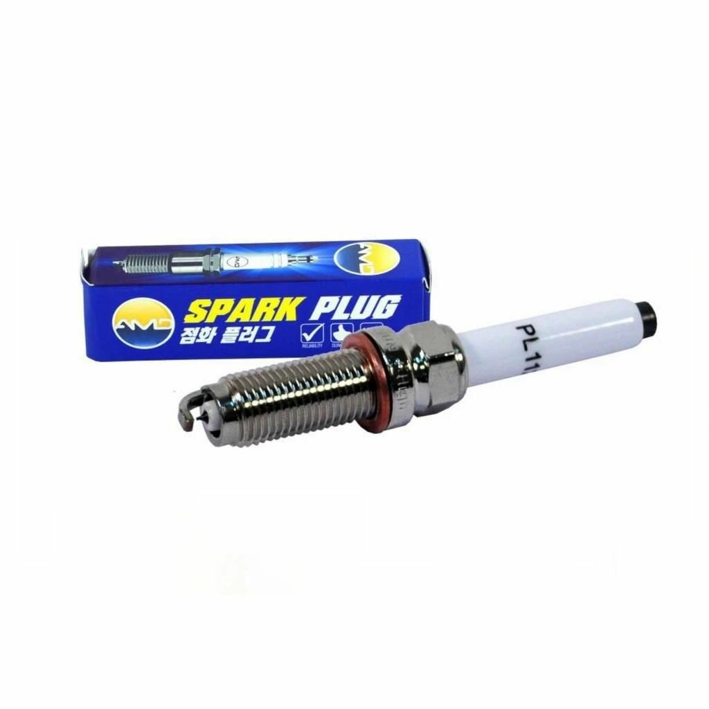 Свеча зажигания AMD AMD. PL117, 22401-CK81B, PLZKAR6A11, Nissan Qashqai I J10E 1.6, 2.0 -2013, X-Trail T31 2.0 -2014, Note E11 1.6 -2012