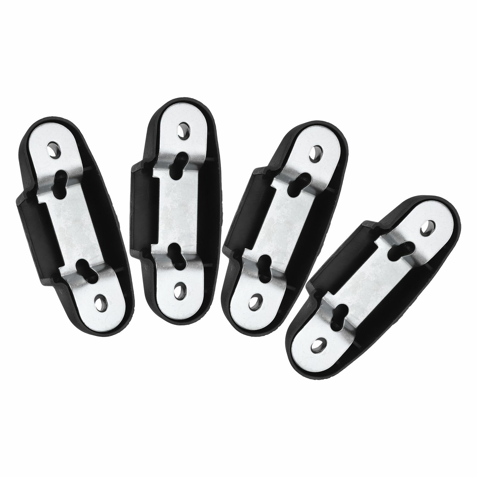 Крепежные элементы для спинки офисного кресла из пластика и железа, набор из 4 шт