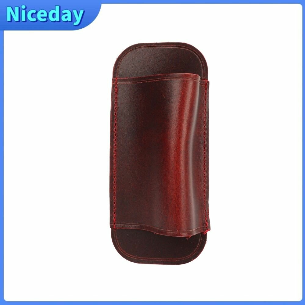 Ножны Crazy Horse, кожаные, горизонтальные, винно-красные, для ножей.