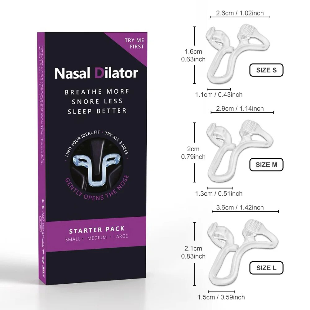 Зажим для носа SUOLAER против храпа