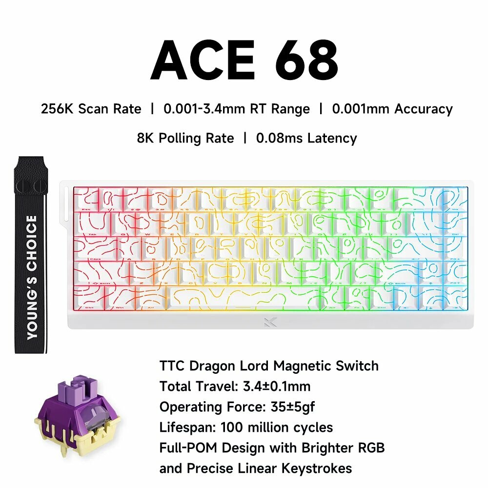 ACE 68 механическая клавиатура, цвет Ace68-32