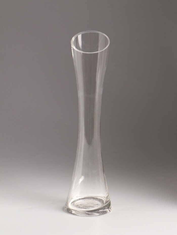Ваза стекло настольная "Николетт" 24,5х6,5 см, прозрачный 10933765