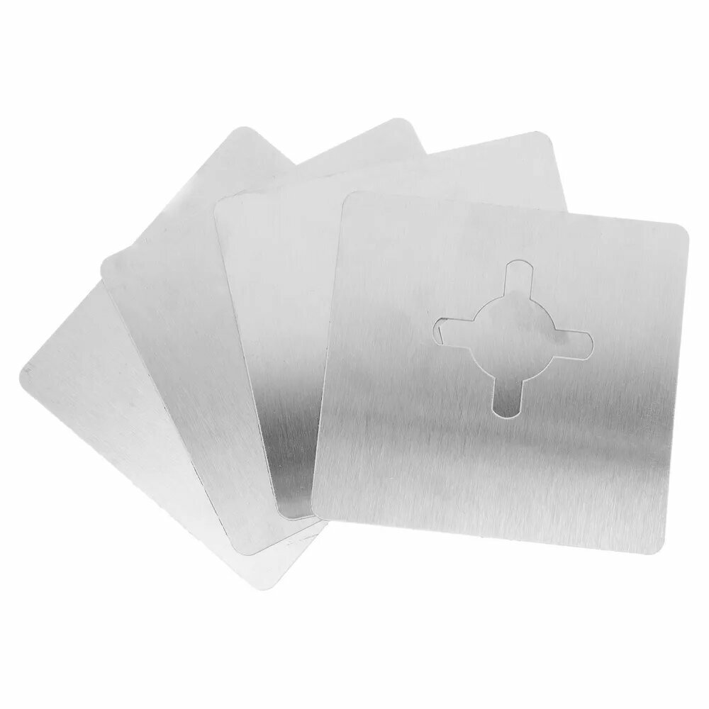 Стальная Пластина Защиты Дверной Ручки Легко Устанавливается 10.5x10 Cm