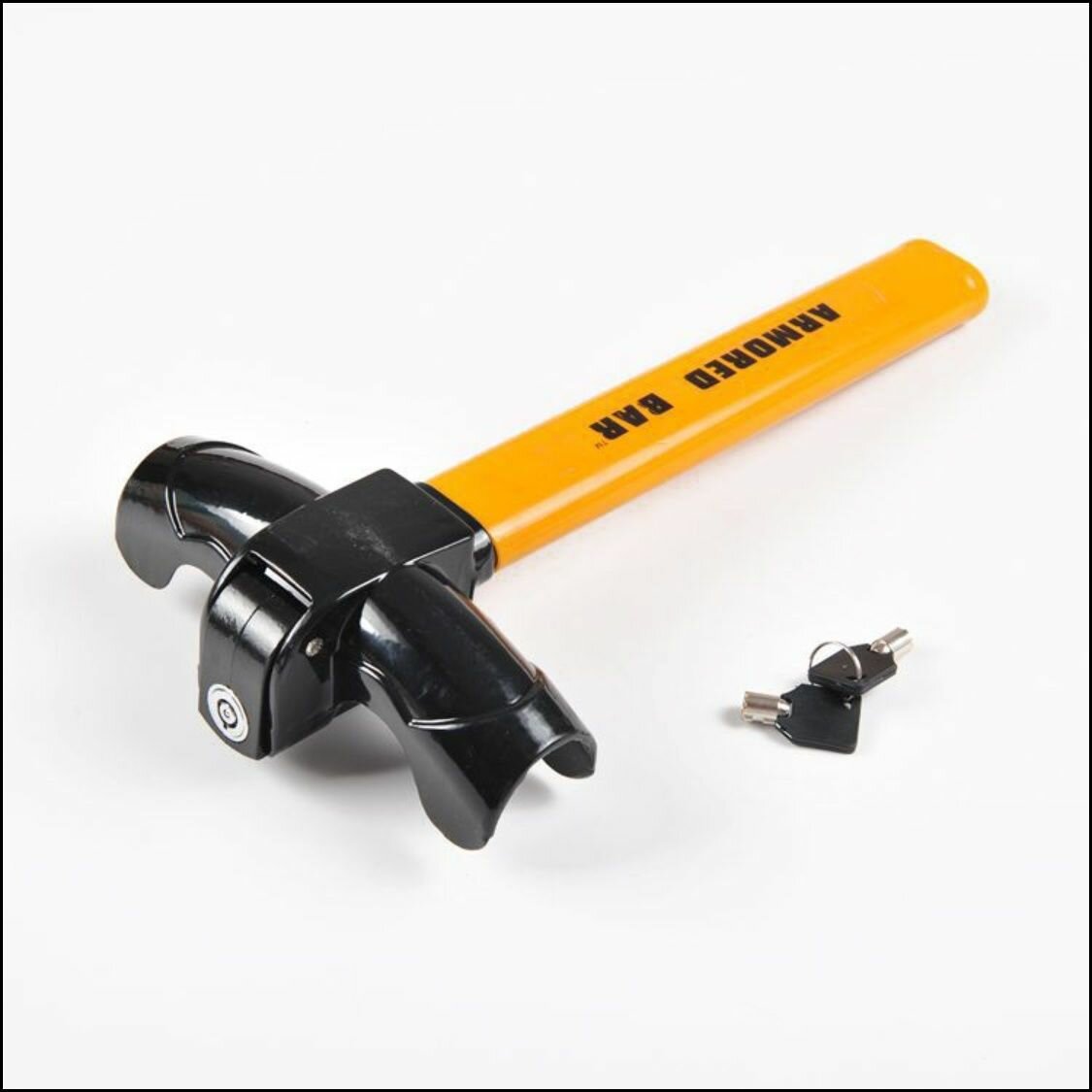 Т образный противоугонный замок для автомобильного руля, премиум комплектация с двумя ключами