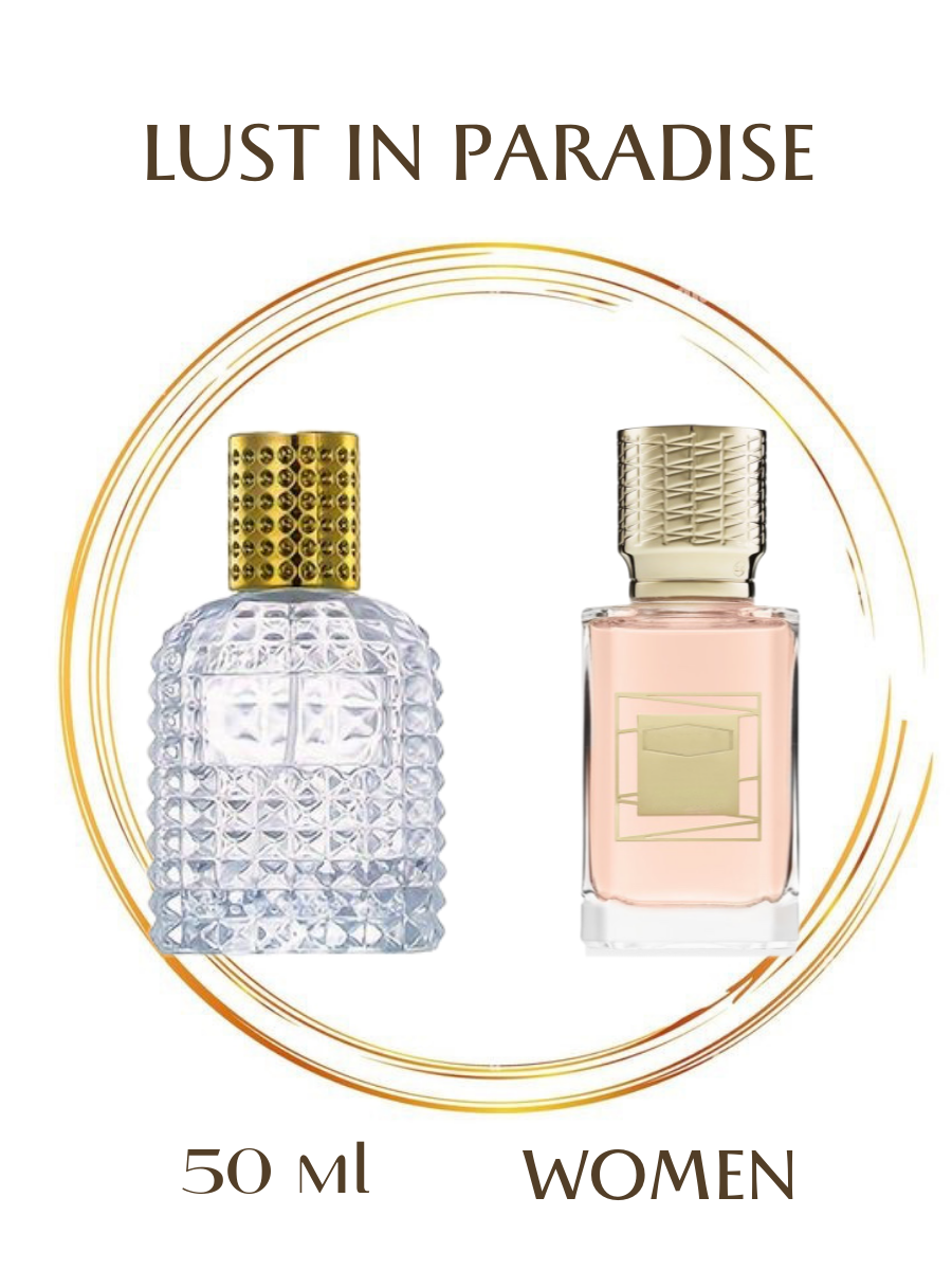 Духи парфюм LUST IN PARADISE спрей 50 мл женские, цветочные, древесные, мускусные