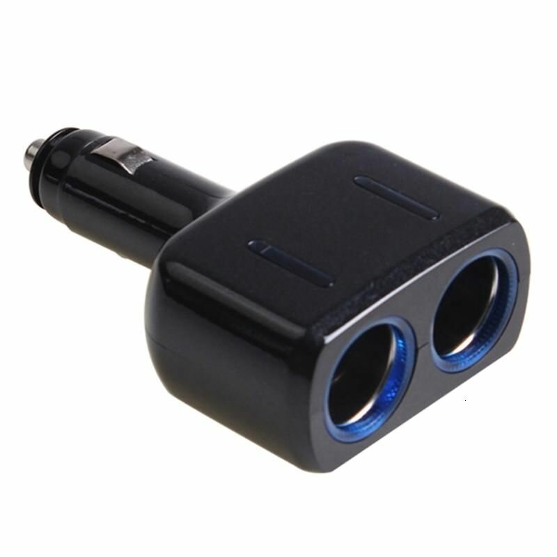 Прозрачная розетка автомобиля, 2-луночное зарядное устройство 80 Вт быстрая зарядка адаптер разветвителя для грузовиков 12 В-24 В внедорожники лодки