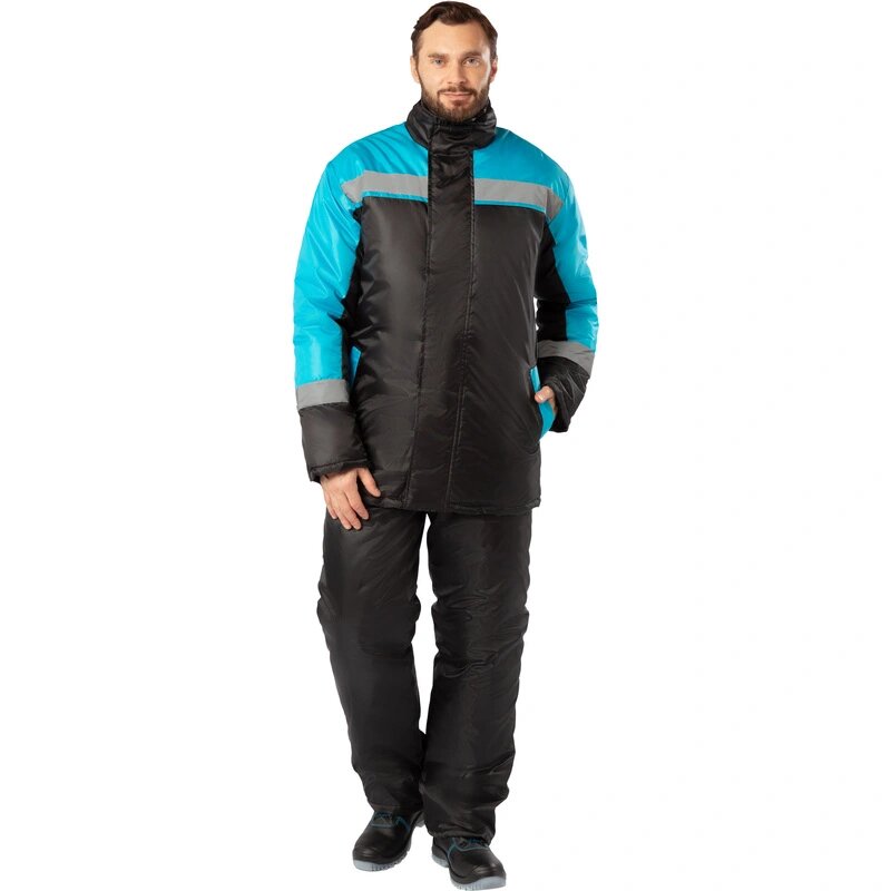 Куртка зим муж з38 гол/чер 128-132/170-176