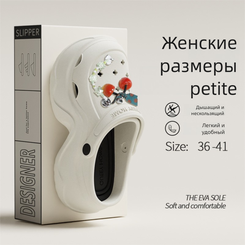 Противоскользящие сандалии Crocs из материала EVA Размеры: 36-37 (подходят для размеров 35-36)