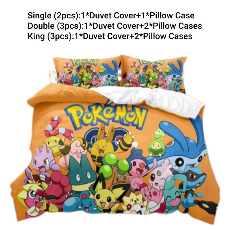 3d цифровой комплект постельного белья с изображением cross-border series cartoon anime pattern включает одеяло и наволочки стиль b-king 240*200см