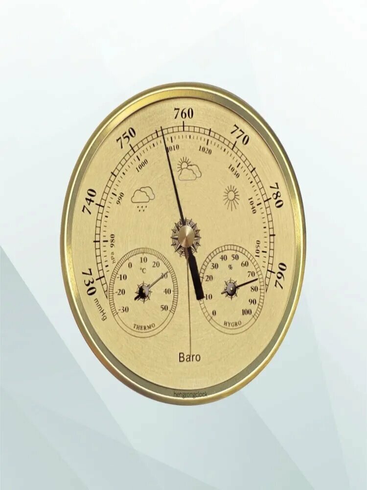 Высокоточный настенный барометр, не содержащий жидкости