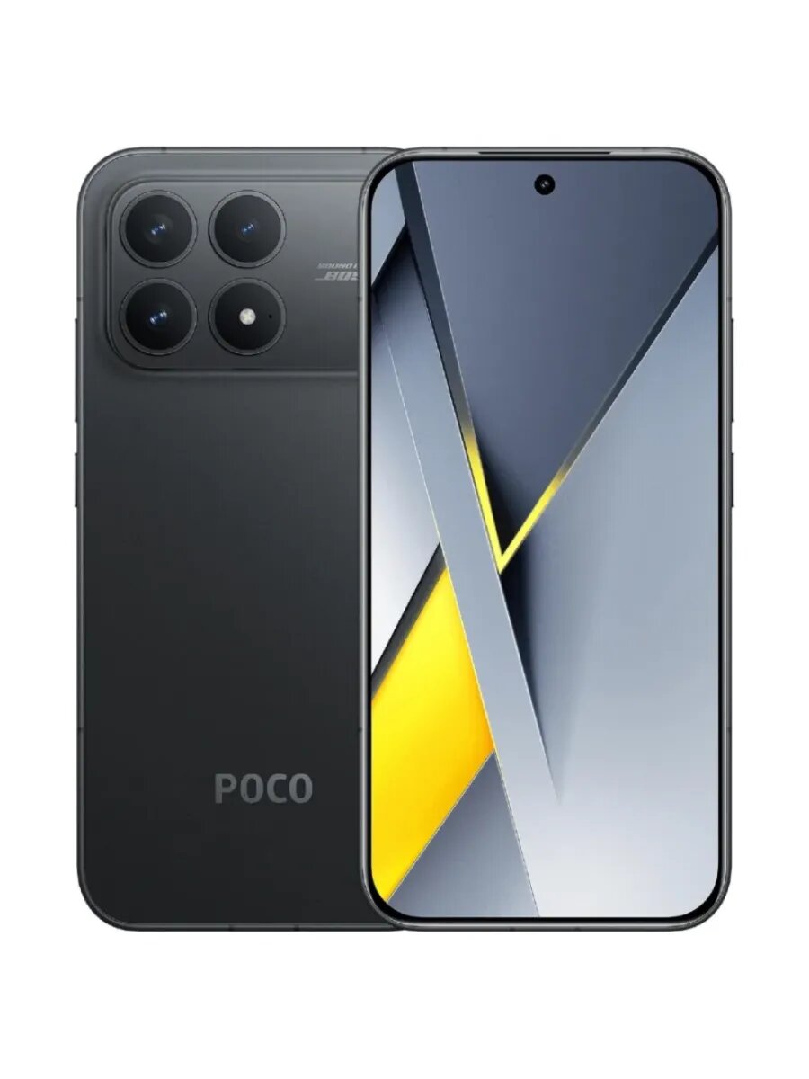 Смартфон Xiaomi Poco F8 Pro 12/512GB, черный (Global) AMOLED