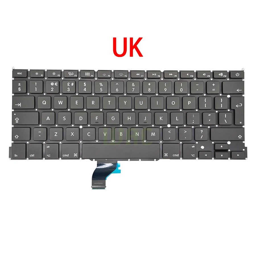 Клавиатура UK для Macbook Pro Retina 13" A1502, черная