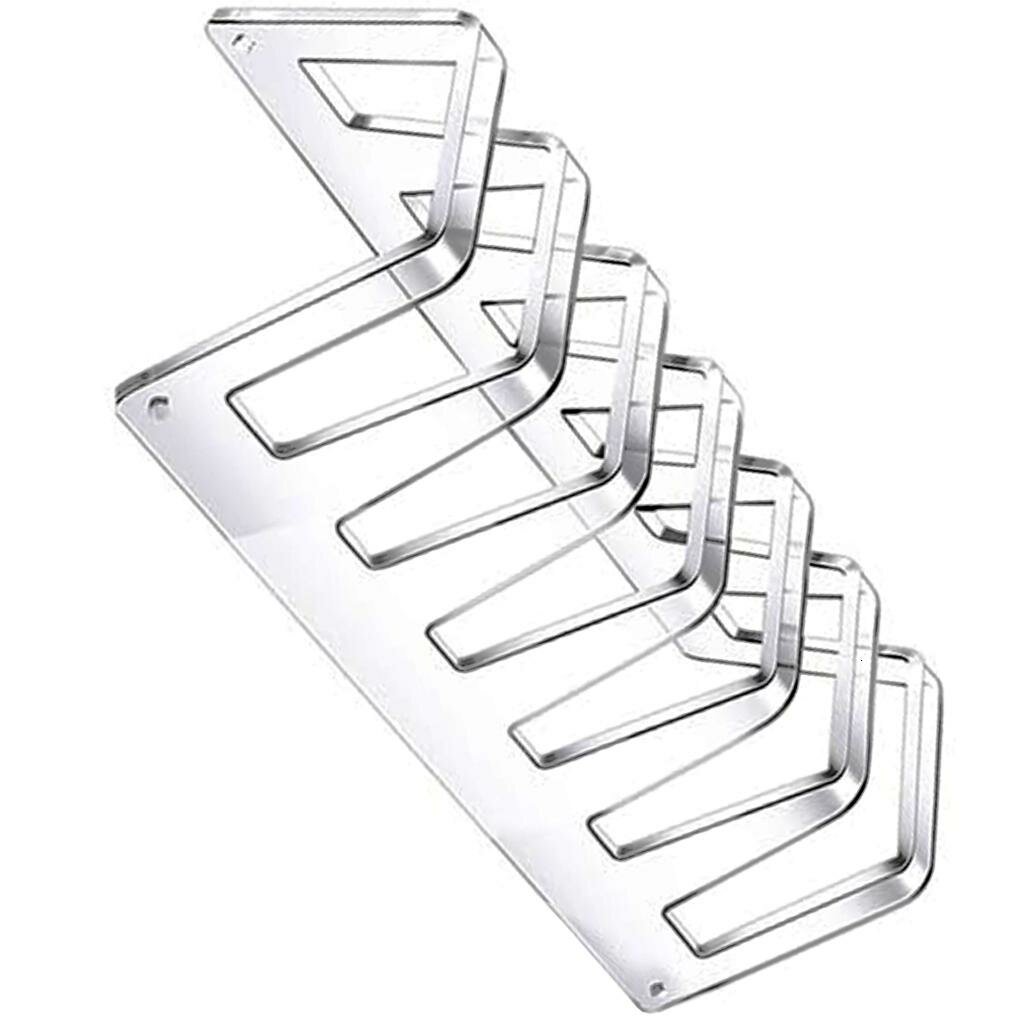 Подставка для тарелок из прозрачного акрила