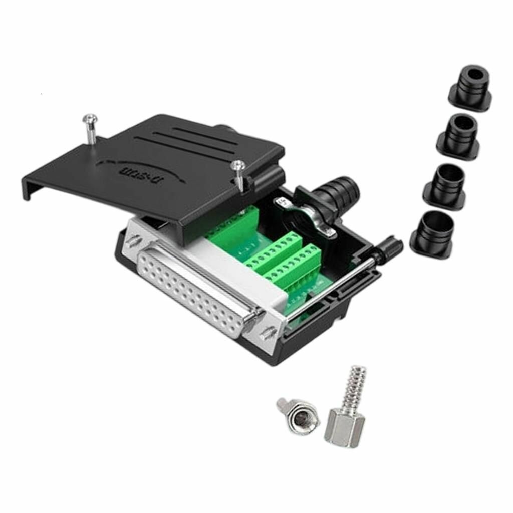 DB25 25-контактные разъемы без пайки и инструментов с позолоченными медными контактами для стабильного соединения в ограниченном пространстве, 2 - 2