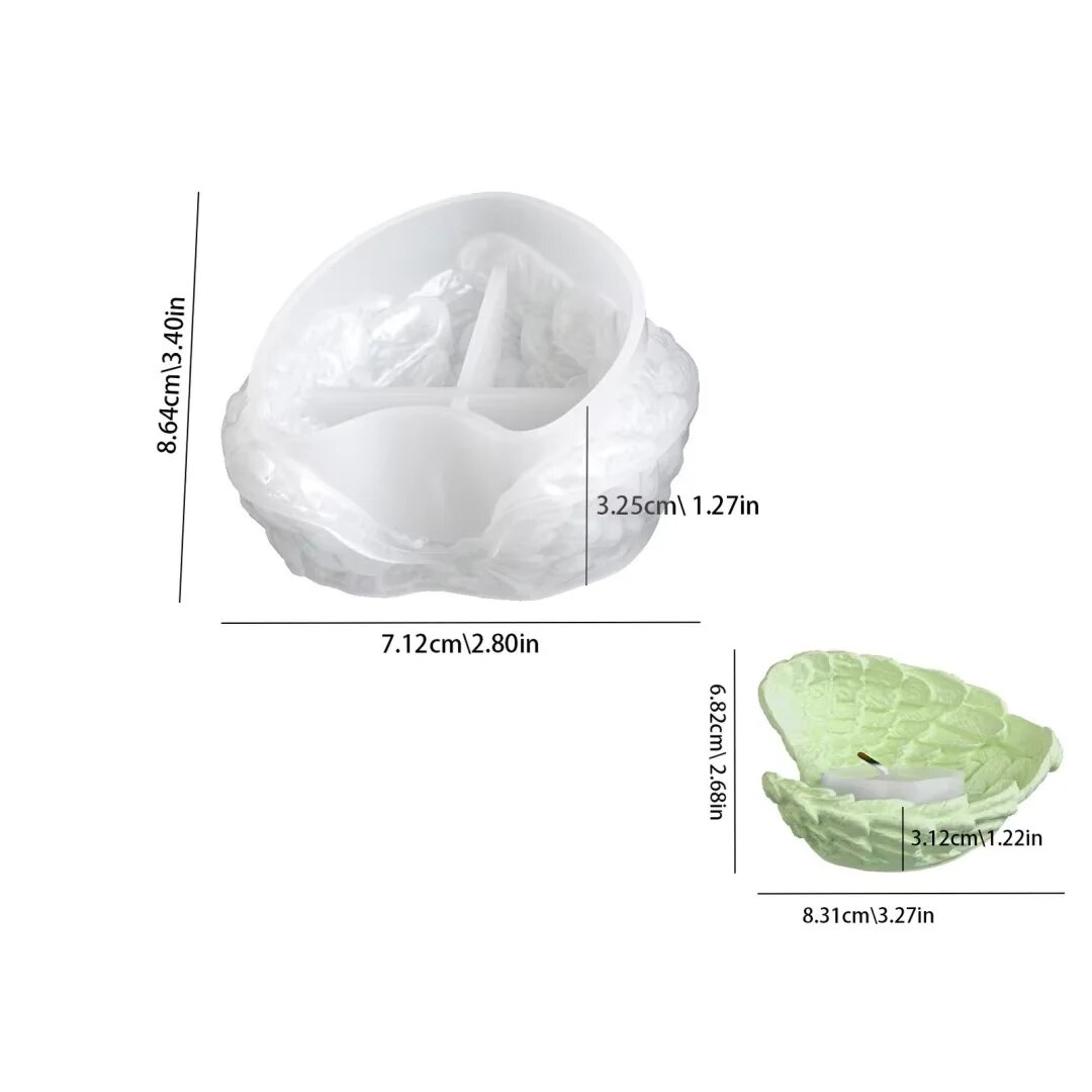 Силиконовая форма для гипса "Крылья ангела" C Silicone Mold