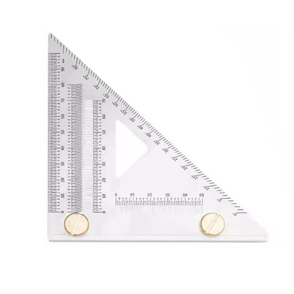 1 шт. плотник квадратный 3D многоугольная измерительная линейка прецизионная маркировочная линейка для позиционирования отверстий деревообрабатывающая чертилка треугольная линейка