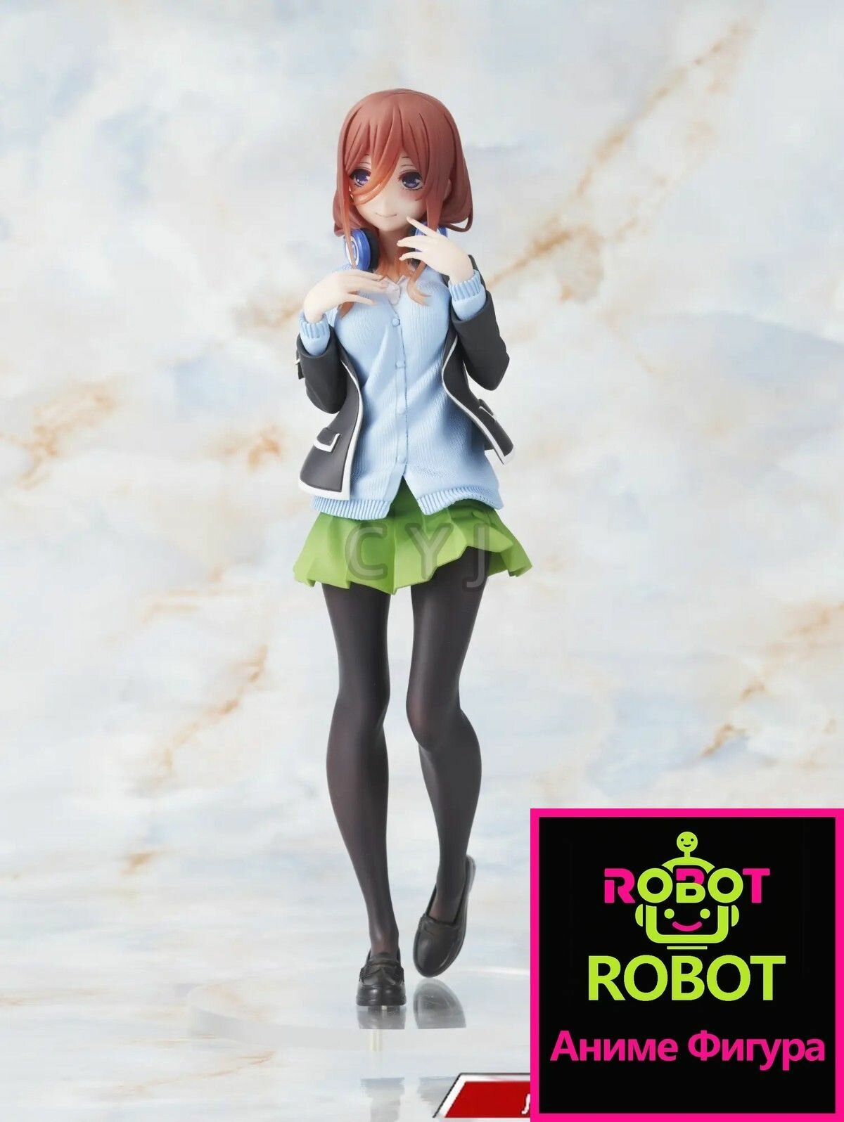TAiTO Аниме фигура/The Quintessential Quintuplets Coreful Nakano Miku School uniform/ROBOT