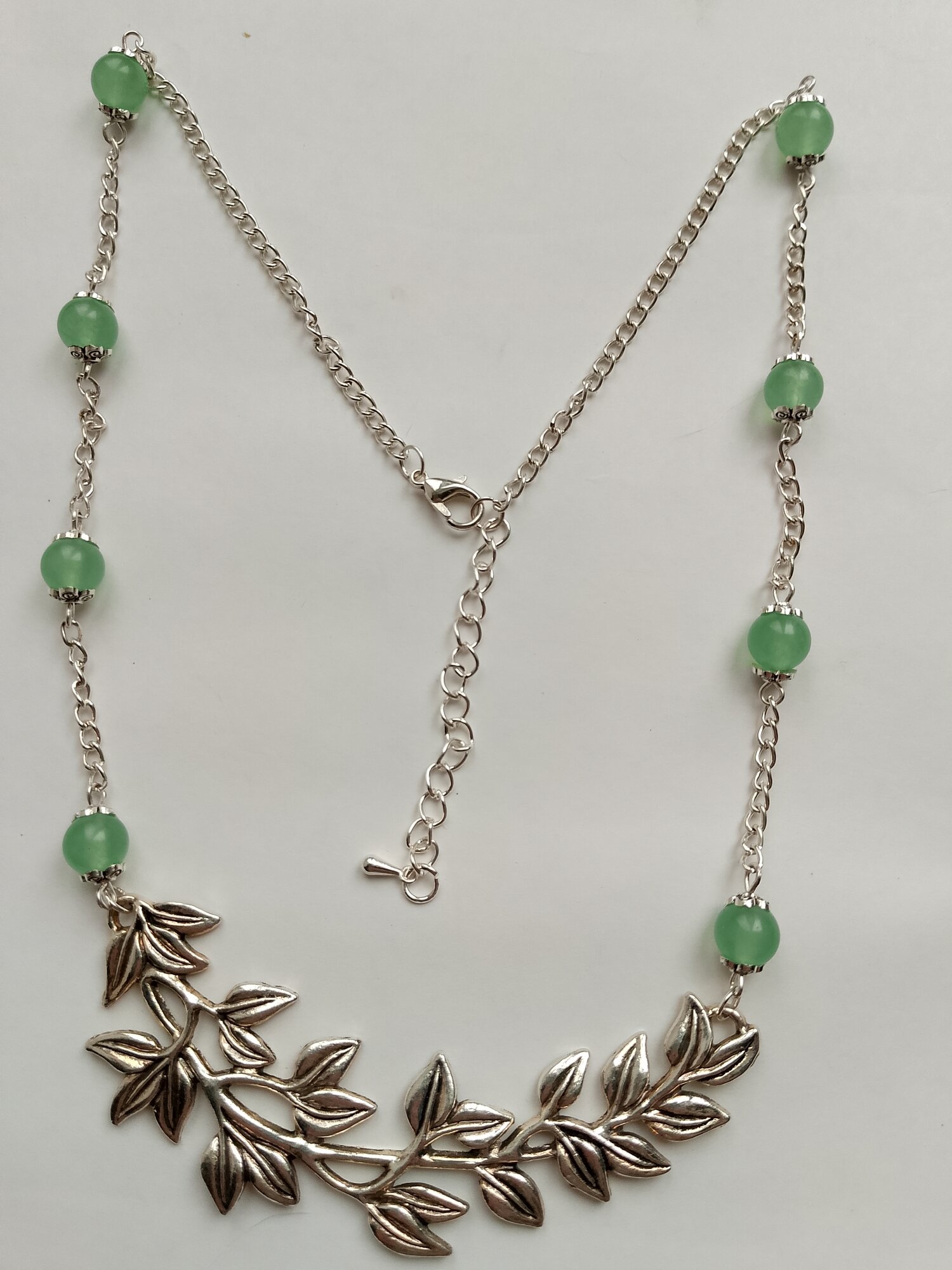 Чокер, авантюрин, металл