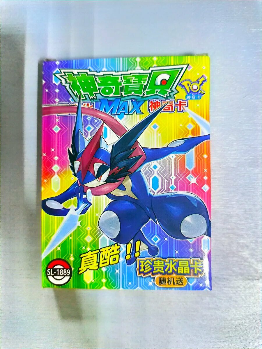 Покемон, коллекционные карты в коробочке