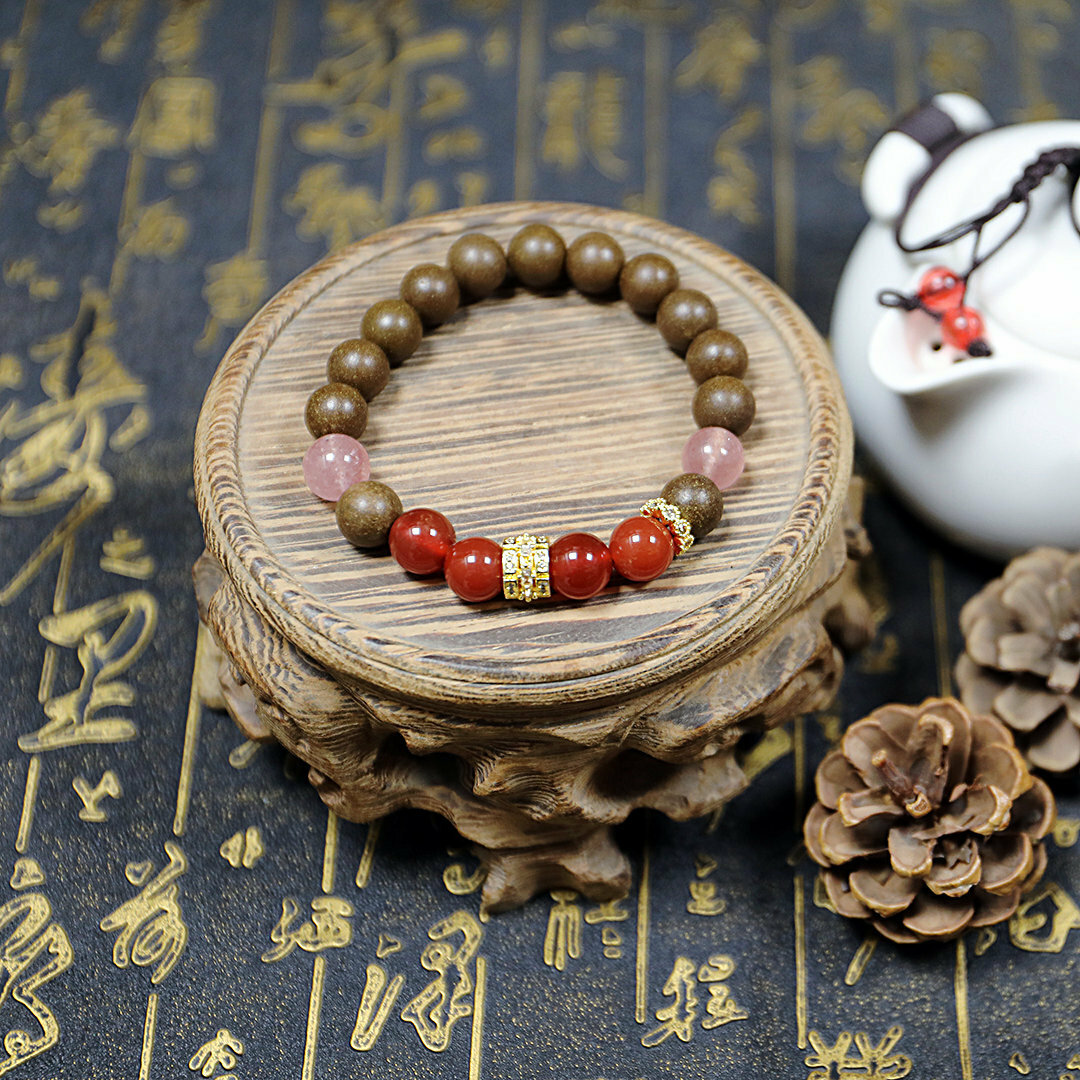 Браслет из ароматических бусин гусиного груша своими руками, китайский травяной браслет, культурная игра, ароматические бусины гусиного груша, ручная работа, DIY ювелирные изделия