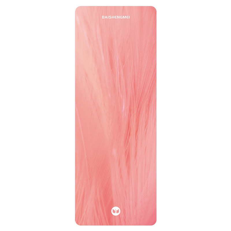 Чехол для йога-мат Chenchen из ткани, оленья кожа, бархат, тонкий, нескользящий, портативный, впитывающий пот, складной, натуральный каучук