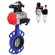 Затвор DN.ru WCB-316-NBR-2W-Fb Ду300 Ру16, с пн. прив. SA-210, пн. распред. PND1...