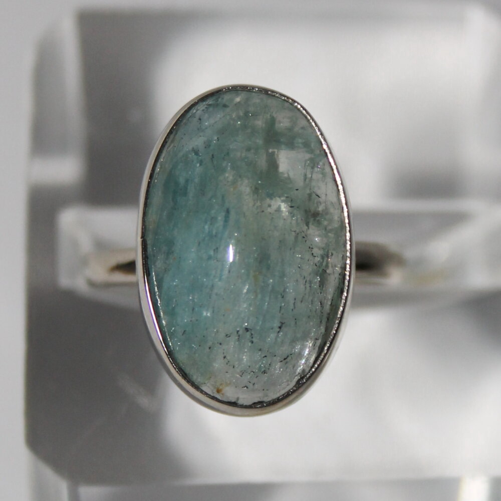 Кольцо, аквамарин