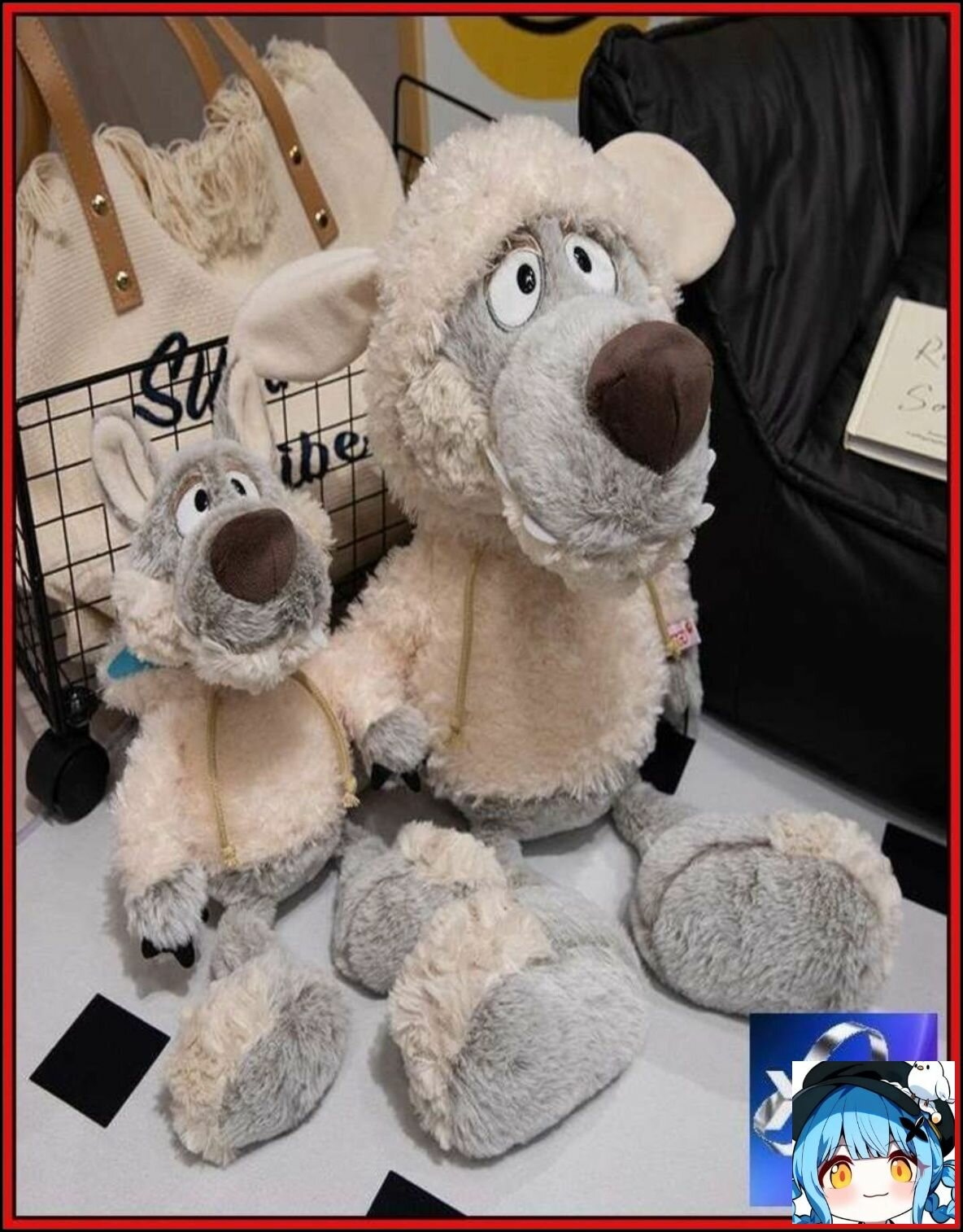 Эксклюзивная игрушка волк 38 см в овечьей шкуре