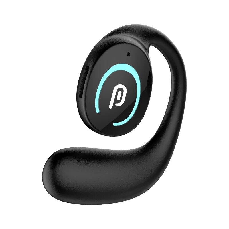 Беспроводные наушники True Wireless со стандартным звуком, 2-часовым аккумулятором, шумоподавлением для спорта черного