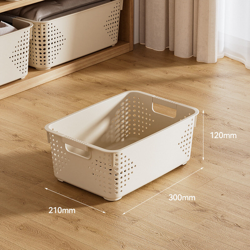 Пластиковая корзина для хранения, большая корзина для хранения в шкафу, корзина для хранения мелочей, корзина для игрушек в гостиной, корзина для хранения в общежитии