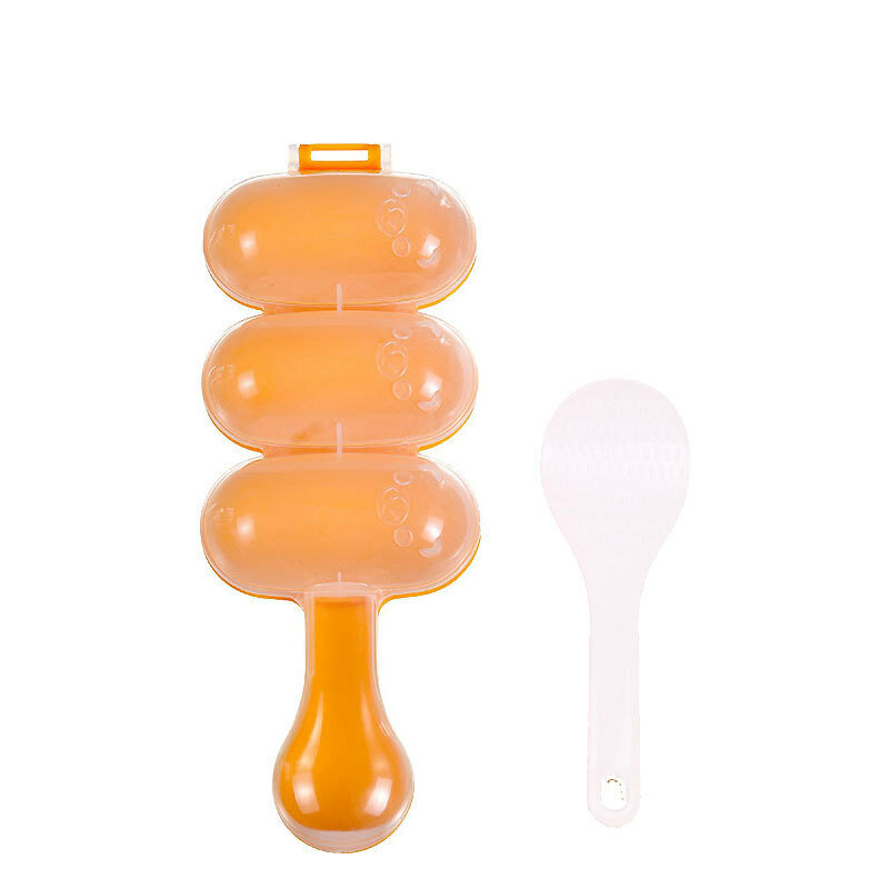 Артефакт для приготовления рисовых шариков в стиле TikTok, 3-в-1, маленький шейкер для риса, форма для рисовых шариков, добавка для детского питания