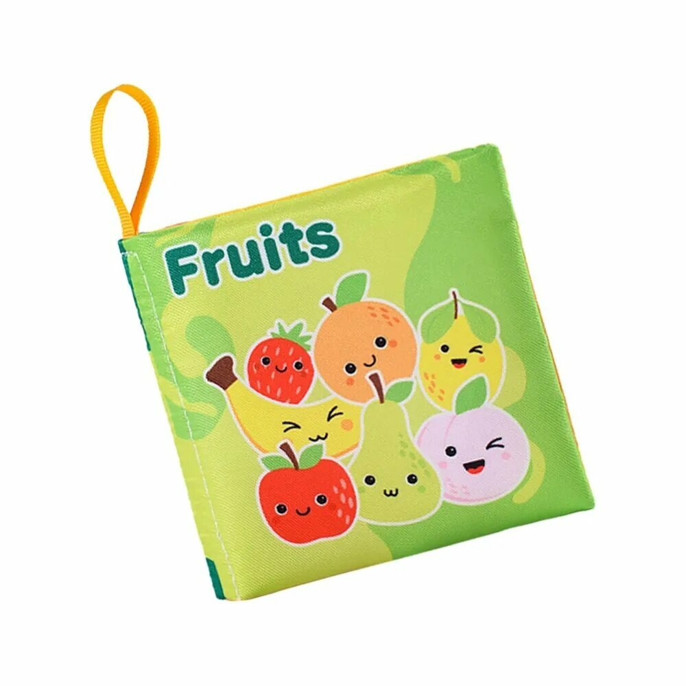 Развивающая тканевая книжка для купания младенцев, шуршащая бумага, раннее обучение для детей, новорожденных, малышей, стиль Е, 10,5 см х 10 см