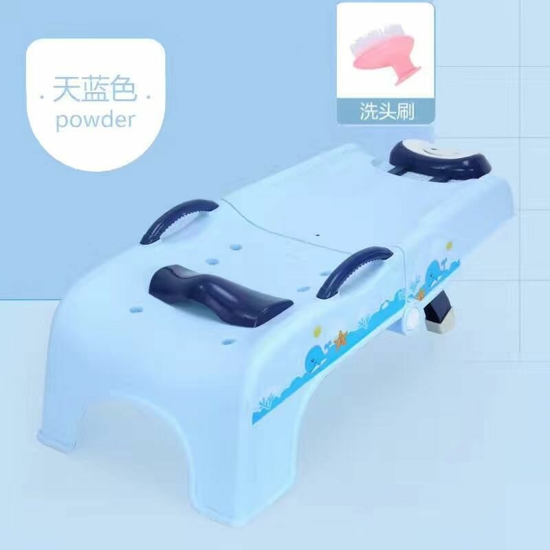 Детская кресло-кровать для мытья волос, стул для мытья волос младенцев, домашний табурет для детей, складной, оптом