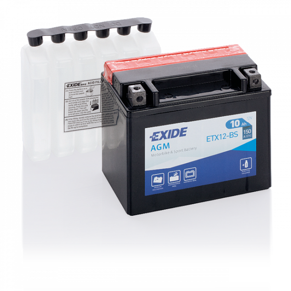 Аккумулятор мото EXIDE 12N9-3B 135x75x139