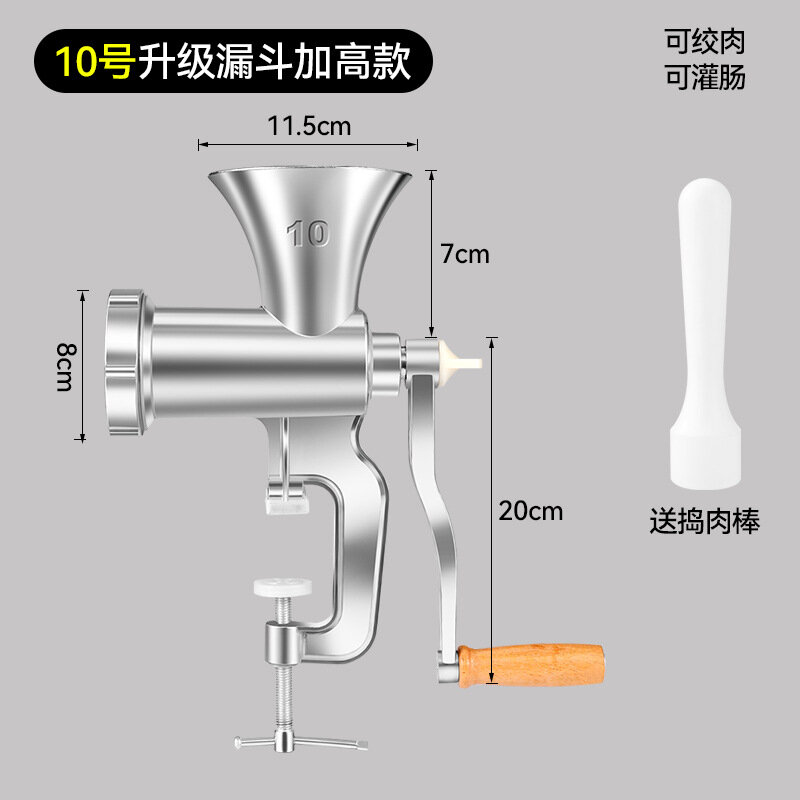 Наполнитель для колбас, домашний производитель колбас, ручная мясорубка, инструмент для оболочек колбас, машина для изготовления колбас