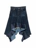 Юбка Asymmetric denim skirt