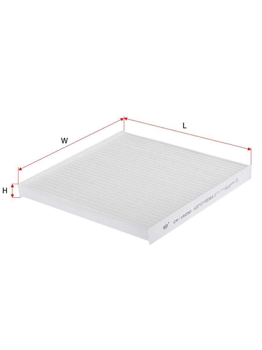 Фильтр салонный Sakura CA18250 для Nissan March, Micra, Note / Ниссан Марш, Микра, Нота