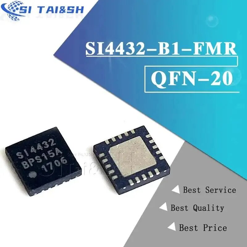 1шт SI4432 SI4432-B1-FMR ISM QFN20 ic чип Электронные компоненты BOM