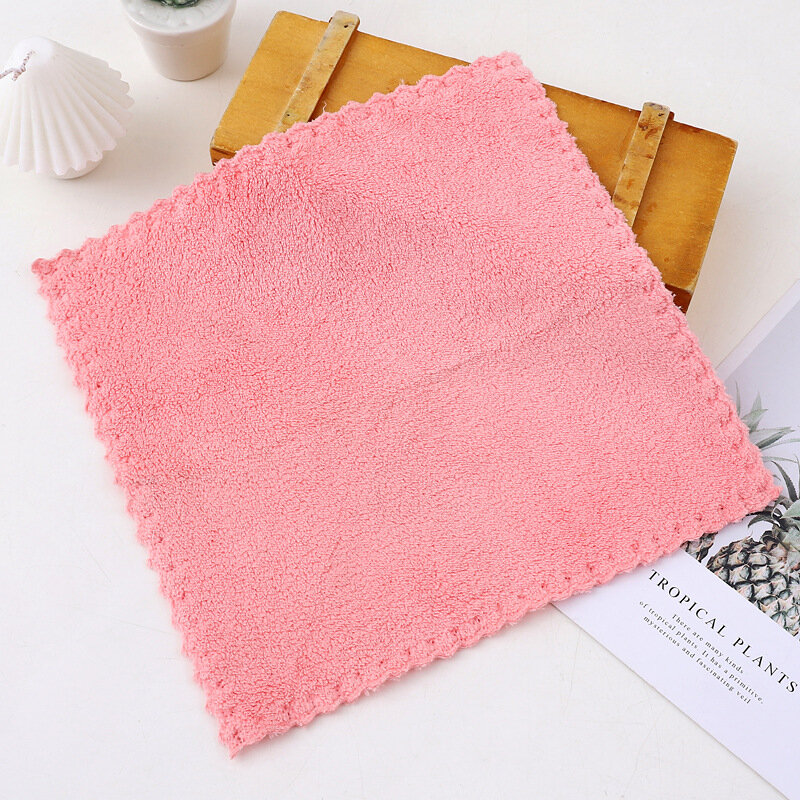 Коралловый флис квадратное полотенце оптом коралловый флис высокой плотности детский сад абсорбент небольшое квадратное