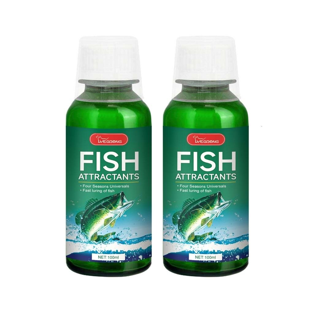 Аттрактант для рыбы, натуральные насадки, 2 бутылки