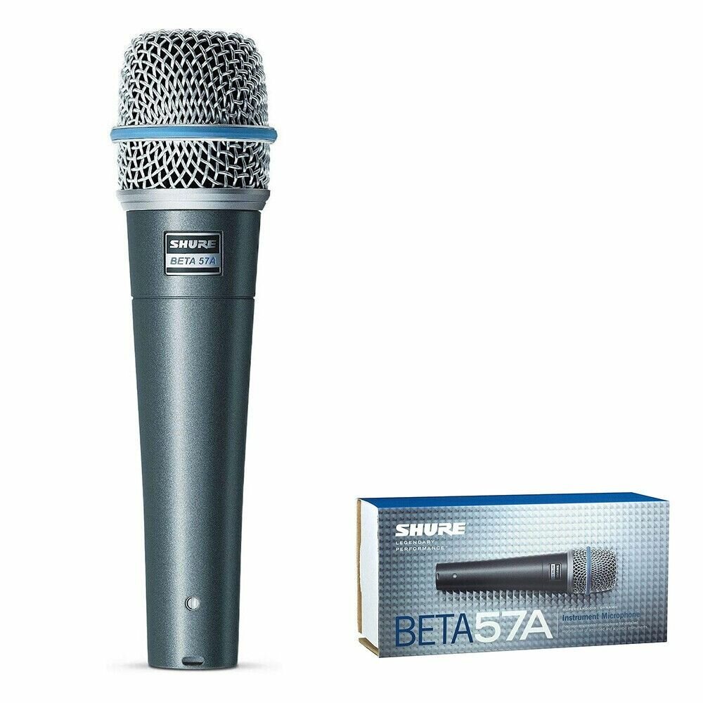 Shure Микрофон студийный BETA57A, серый металлик